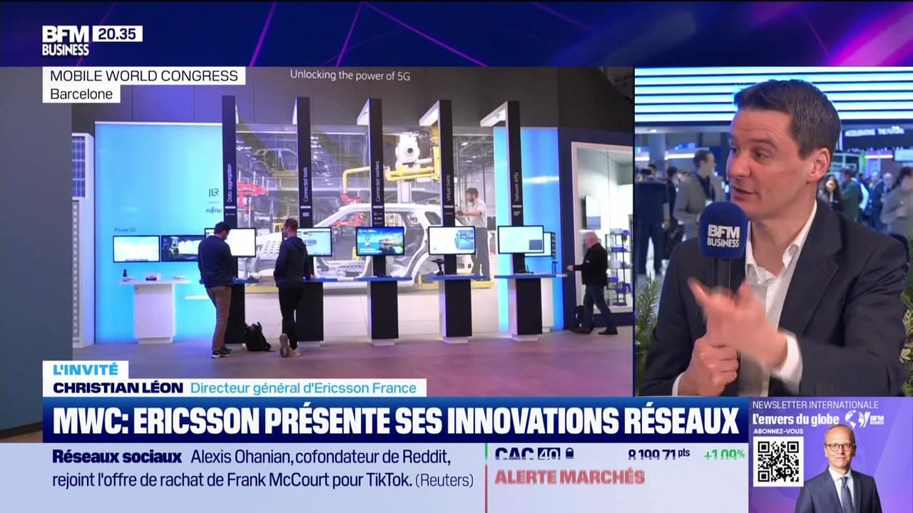 Christian Léon (Ericsson France) : MWC, Ericsson présente ses ...