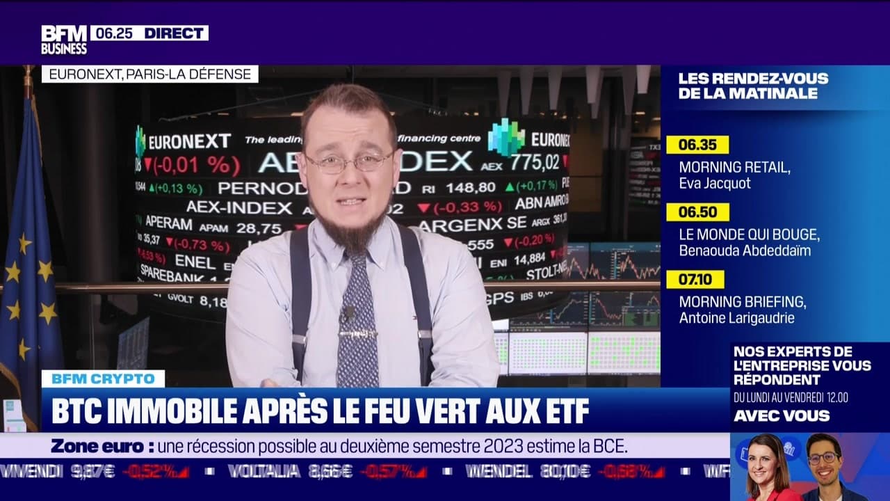 BFM Crypto: BTC immobile après le feu vert aux ETF - 11/01
