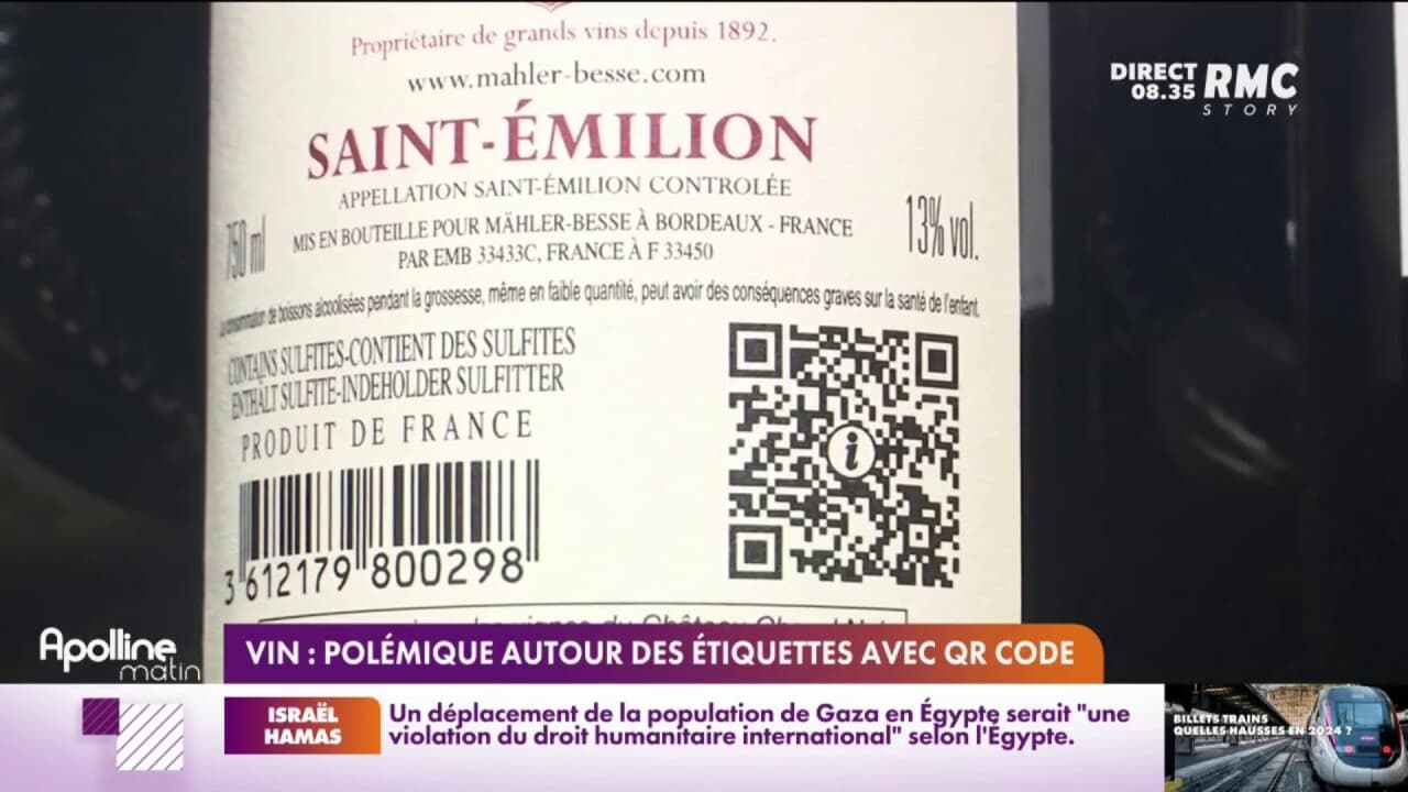 Vin: Polémique autour des nouvelles étiquettes avec QR Code
