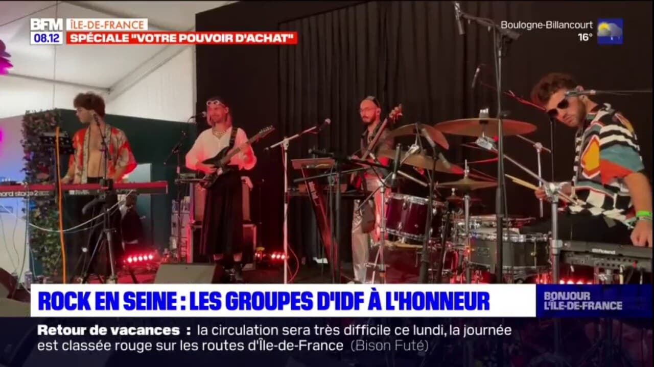 Rock en Seine: le groupe francilien Spoink s'est produit ce dimanche