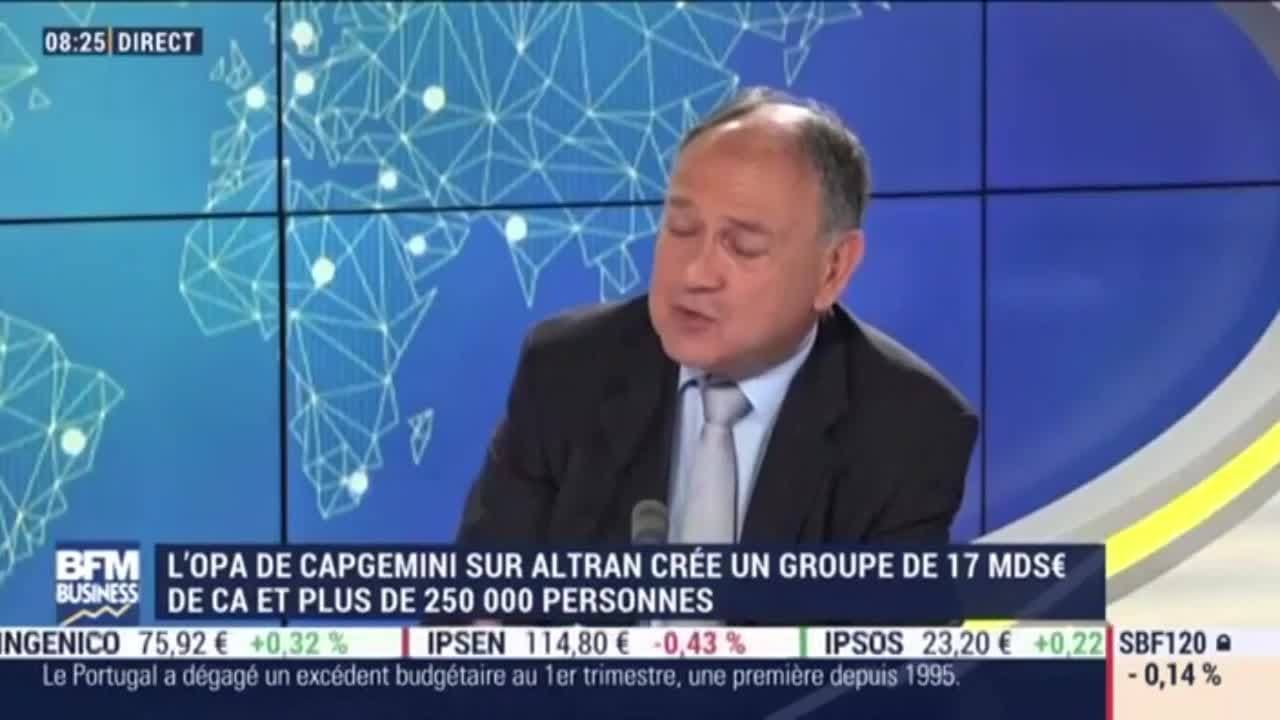 Capgemini : l'interview de Paul Hermelin