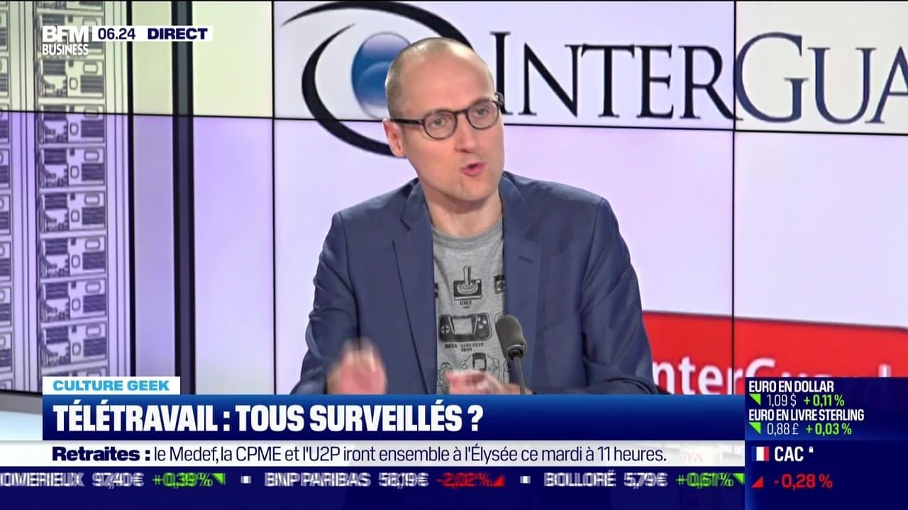Culture Geek : Télétravail, tous surveillés ? par Anthony Morel - 18/04