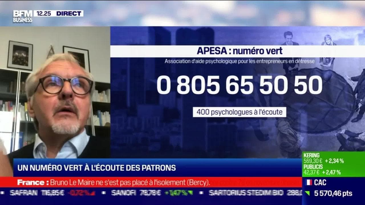 Marc Binnié (Apesa) : Un numéro vert à l'écoute des patrons - 17/12