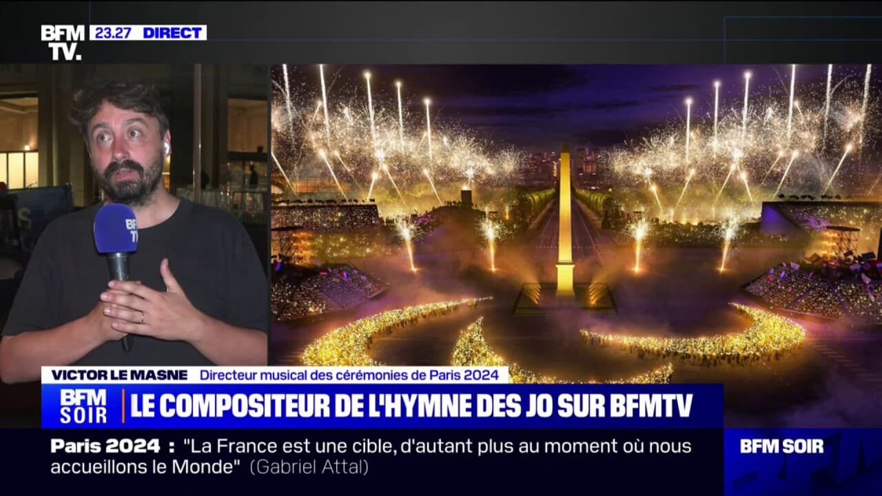 Victor Le Masne (directeur musical des cérémonies de Paris 2024): "J ...