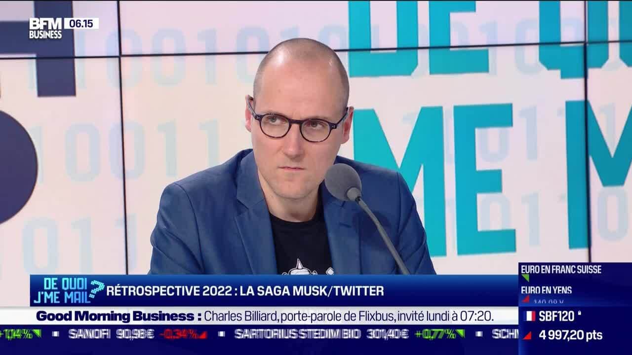 De Quoi J'me Mail : Rétrospective 2022, la saga Musk/Twitter (1/2) - 25/12 De Quoi J'me Mail : Rétrospective 2022, la saga Musk/Twitter (1/2) - 25/12