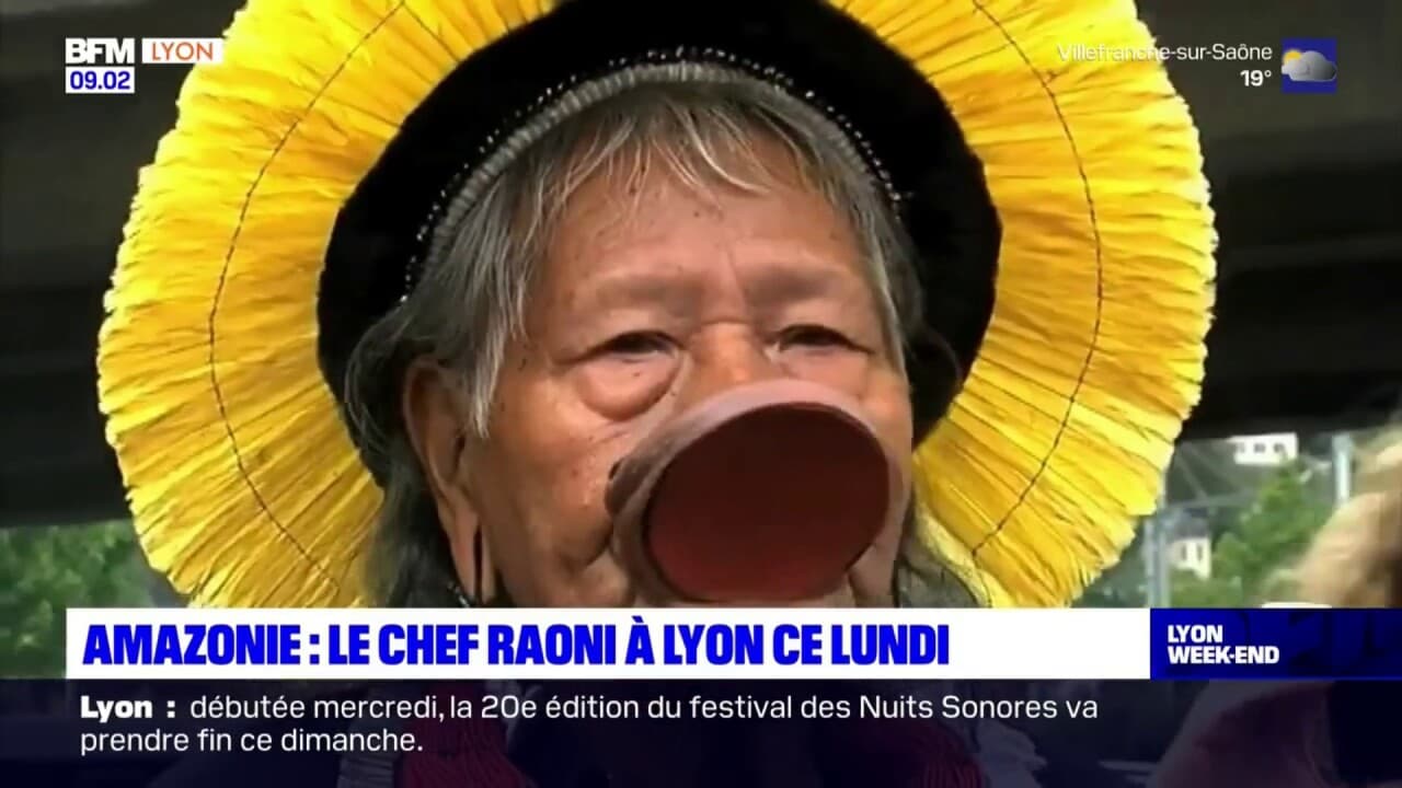 Le chef Raoni à Lyon ce lundi pour sensibiliser à la protection de la ...