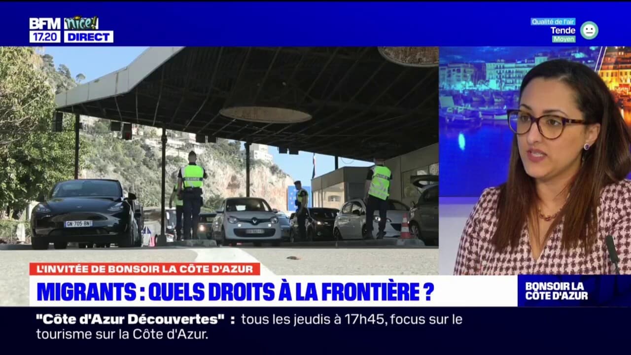 Visite de Jordan Bardella à Menton: une frontière qui fait office de ...