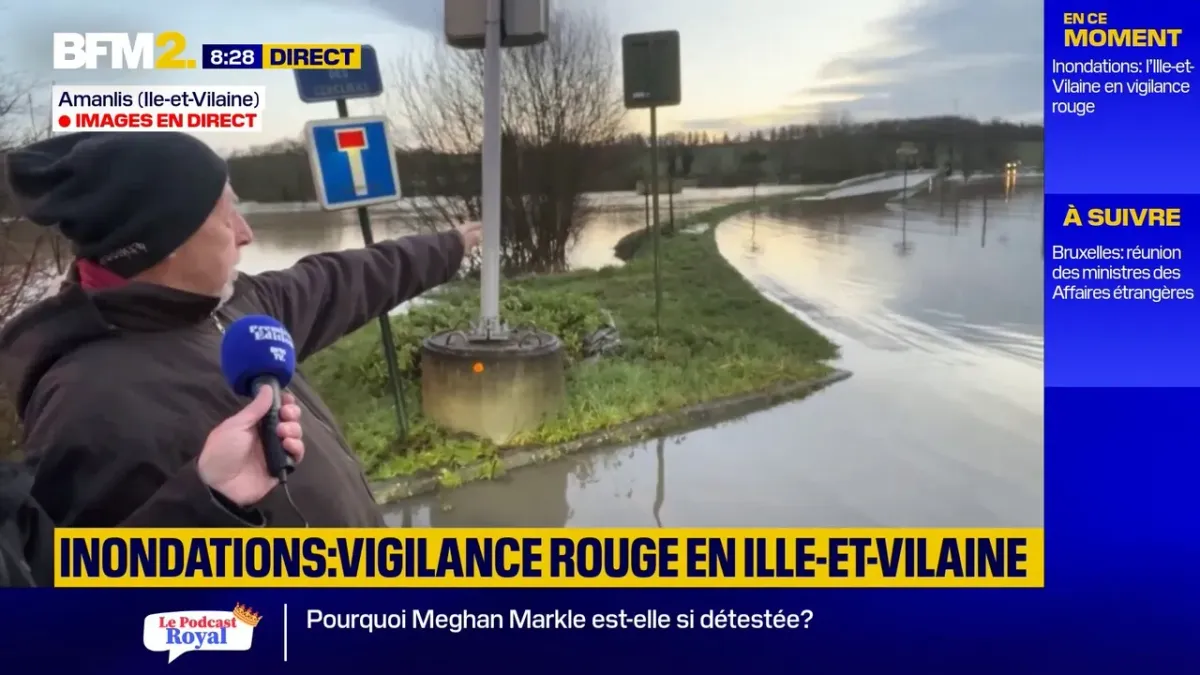 Ille-et-Vilaine: vigilance rouge pour les inondations ce lundi dans le ...