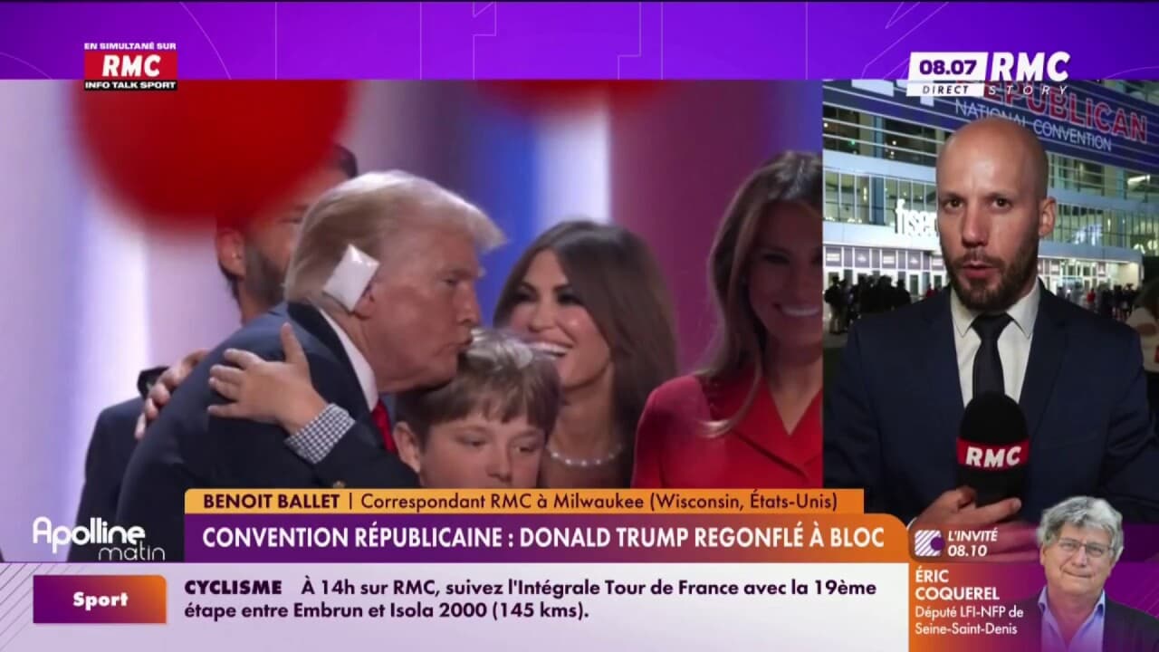 Convention républicaine : Donald Trump regonflé à bloc