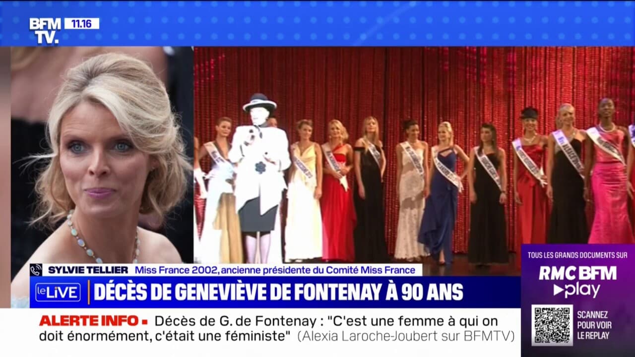 Sylvie Tellier: "Geneviève de Fontenay c'était l'ordre, la rigueur, la ...