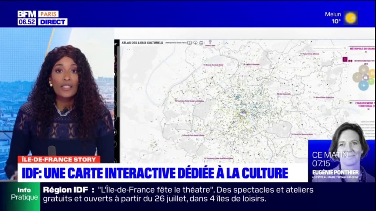 Île-de-France: plus de 7.000 lieux culturels regroupés en une carte ...