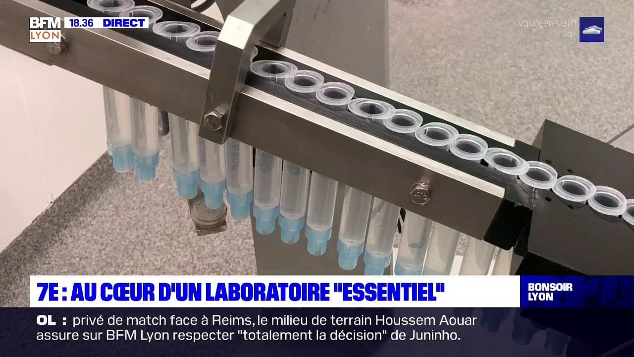 Lyon : au coeur d'un laboratoire essentiel pour les hôpitaux