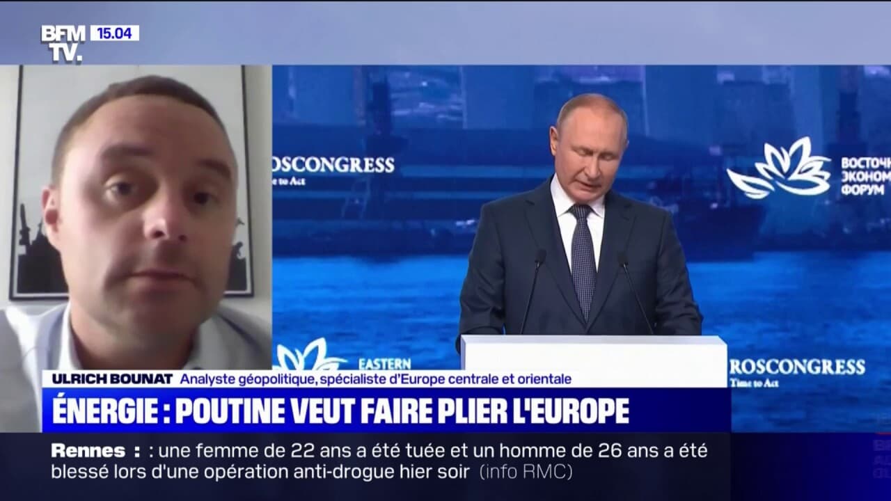 Ulrich Bounat, analyste géopolitique: "La Russie souffre des sanctions qui sont imposées par l ...