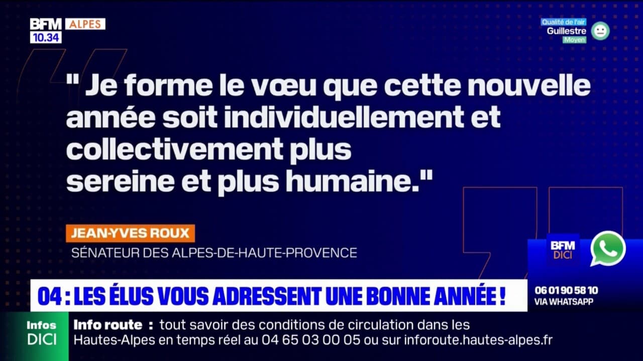 Alpes-de-Haute-Provence: les élus souhaitent la bonne année