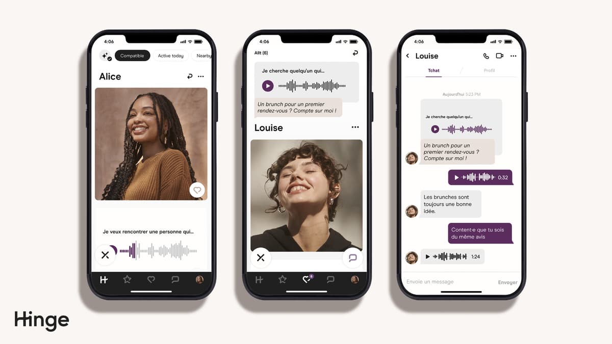 L'anti-Tinder: Hinge et ses algorithmes débarquent en France