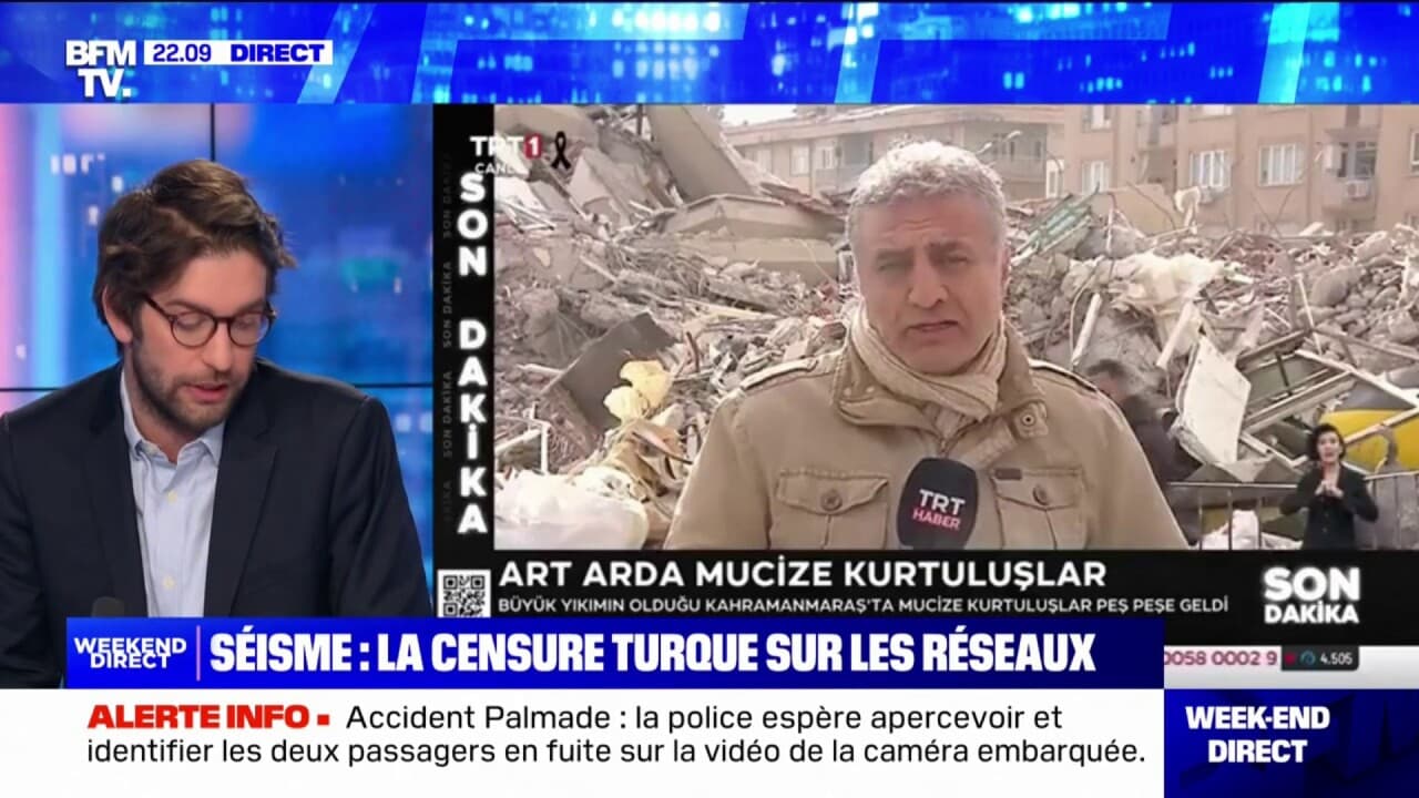 L'ENQUÊTE - Après le séisme en Turquie, place à la censure de toute ...