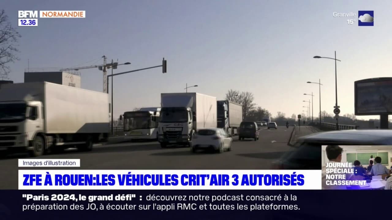 ZFE à Rouen: les véhicules Crit'Air 3 autorisés à rouler après 2025 ...