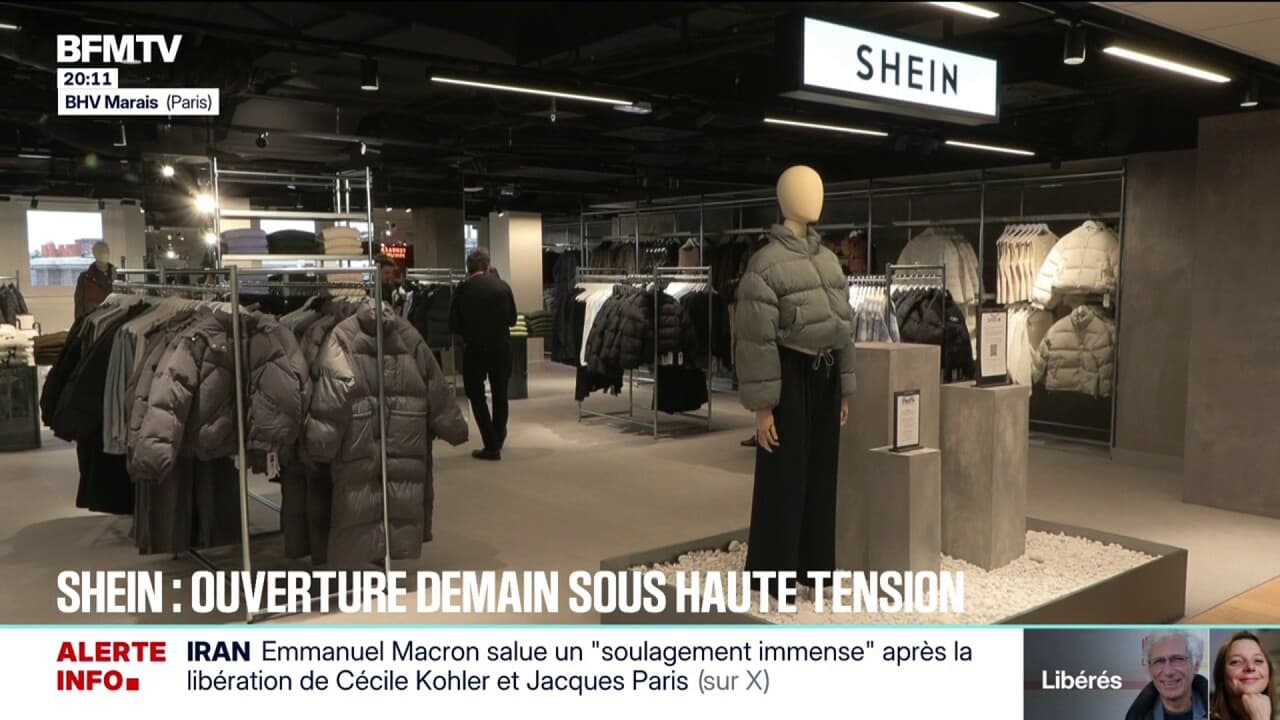 Le magasin Shein fera son entrée demain au BHV Paris, une ouverture qui ...