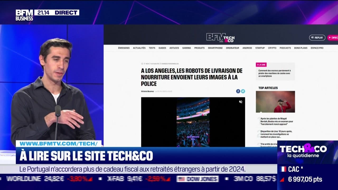 À lire sur le site Tech&Co : À Los Angeles, les robots de livraison de nourriture envoient leurs ...