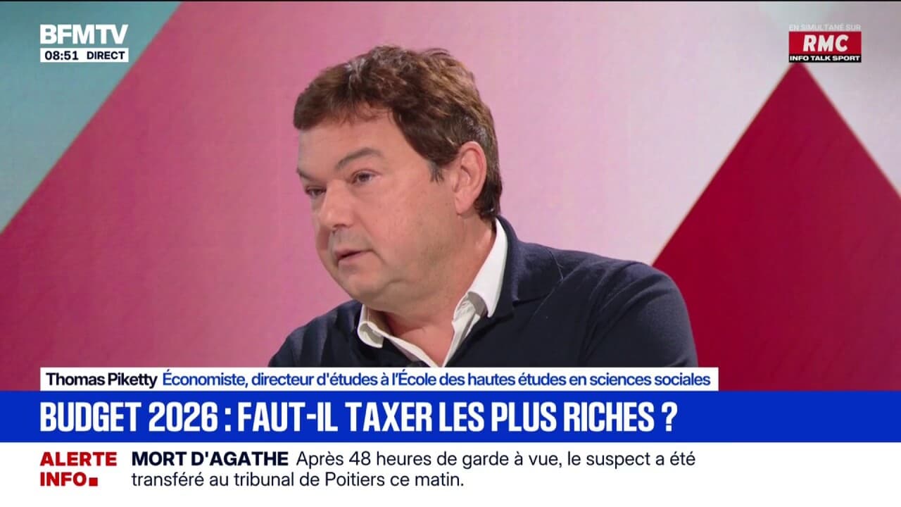"Ce n'est pas juste une question de génération": Thomas Piketty, économiste, s'exprime sur la ...