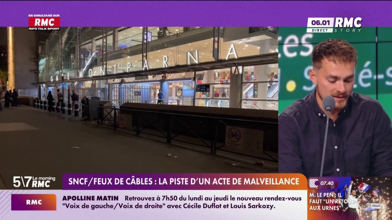 SNCF/Feux de câbles : la piste d'un acte de malveillance