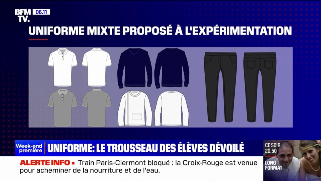 Voici l'uniforme scolaire mixte proposé par le gouvernement et qui sera ...
