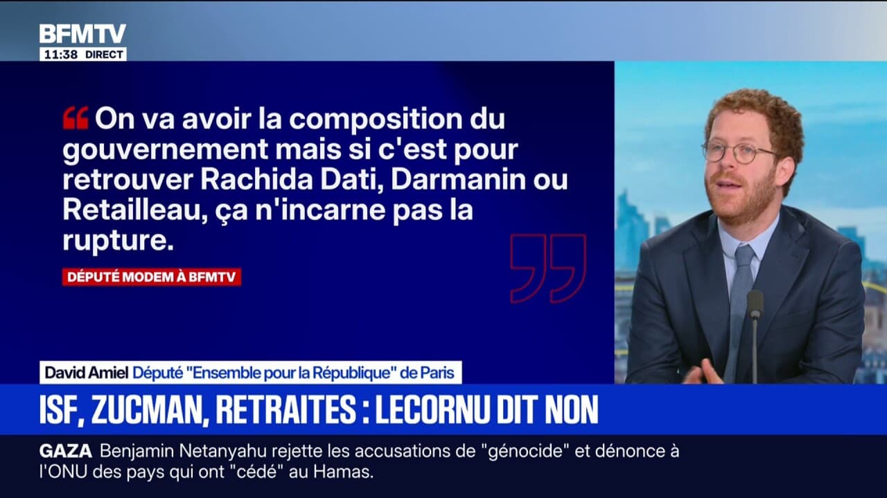 Budget: "Sébastien Lecornu acte un changement important en mettant le ...