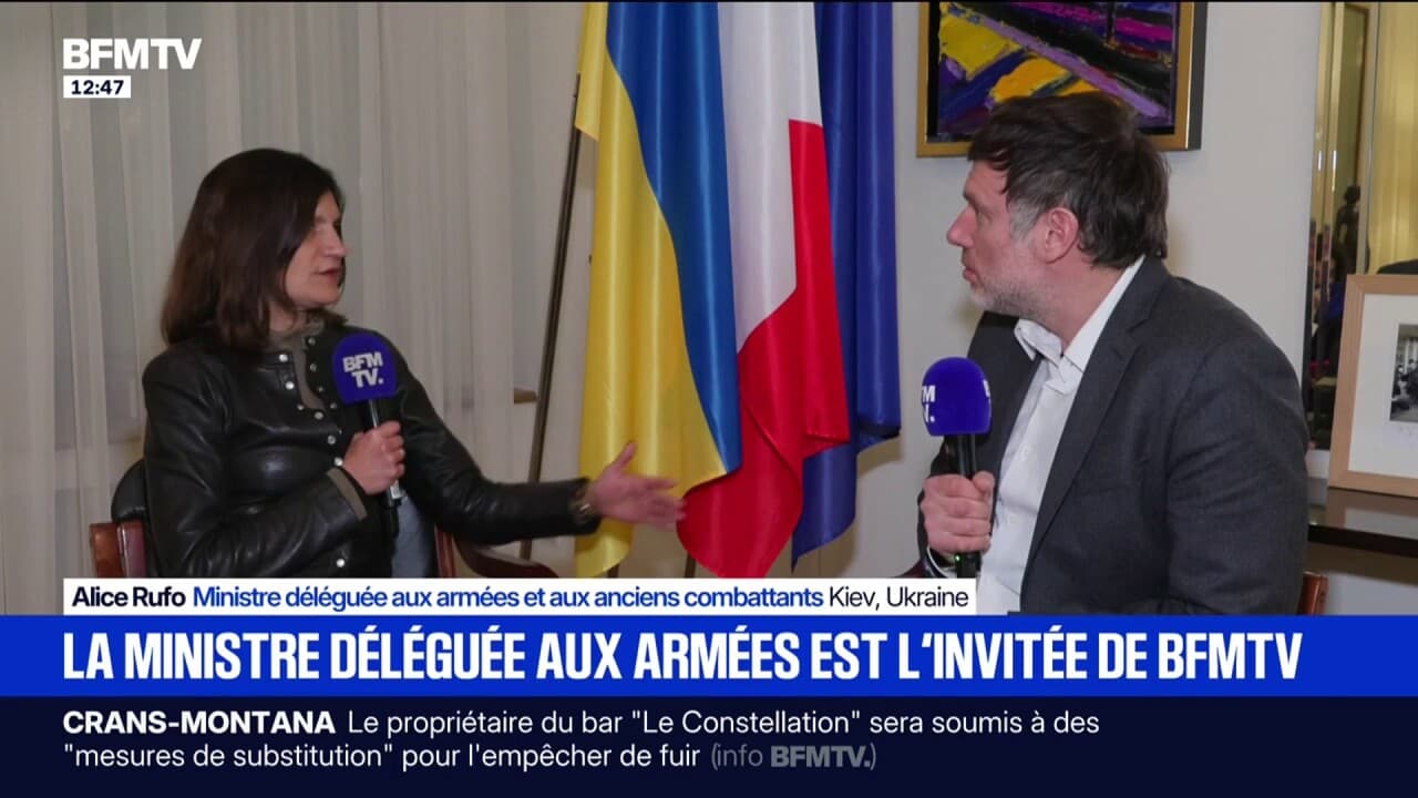"La période est compliquée à Kiev", estime Alice Rufo, ministre ...