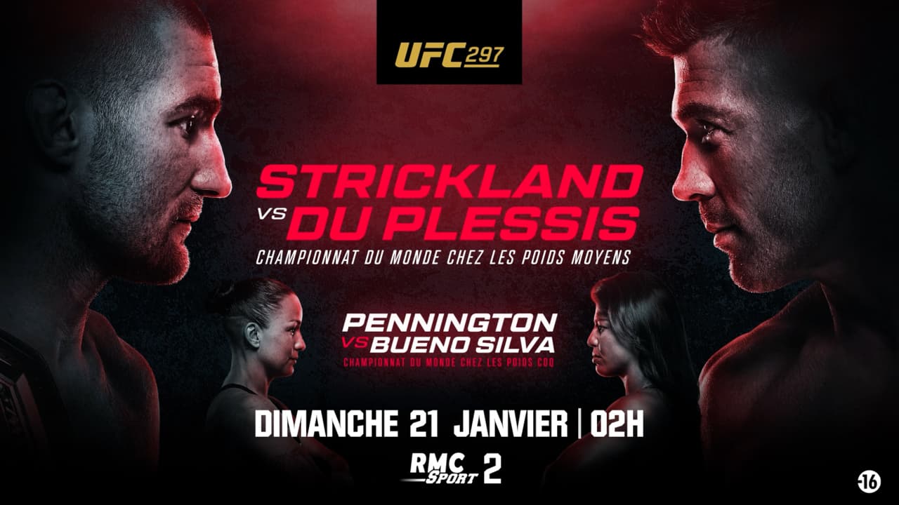 Bande-annonce UFC 297 : Strickland face à Du Plessis (dimanche 21 ...
