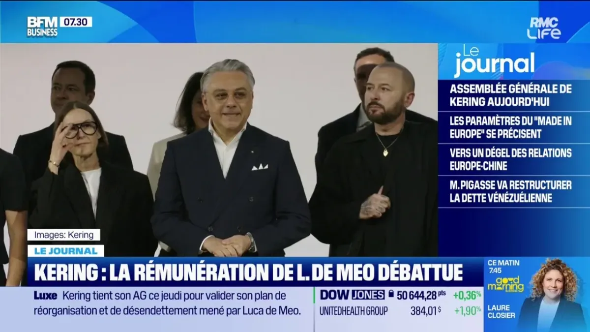 Kering : la rémunération de Luca de Meo débattue
