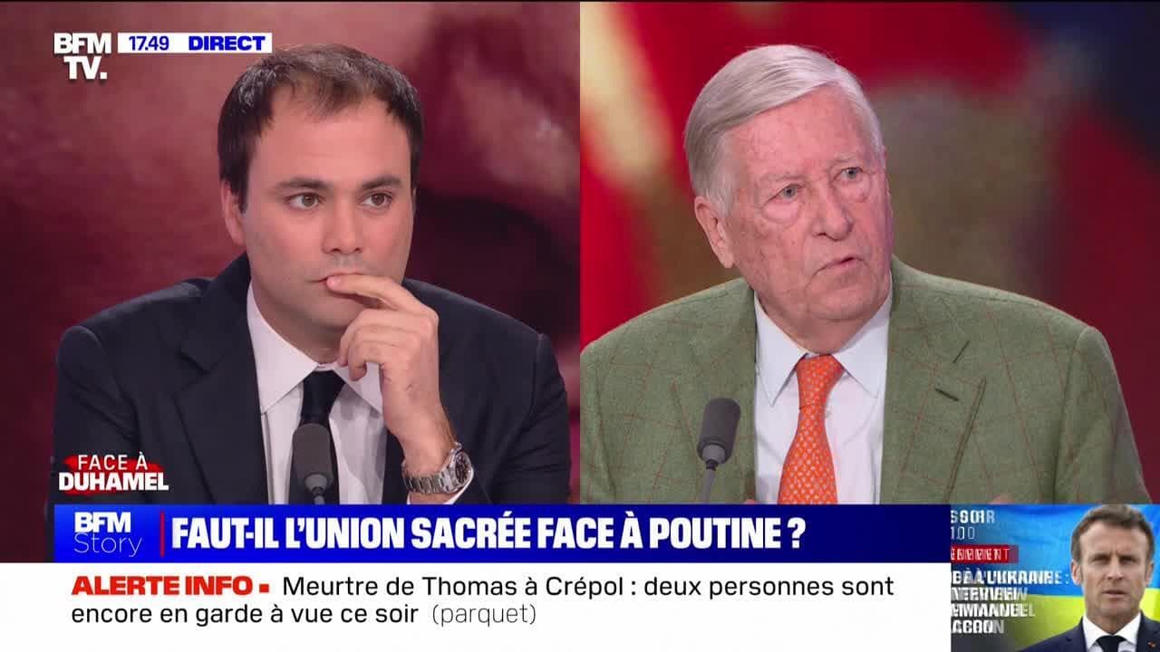 Face à Duhamel: Charles Consigny - Faut-il l'union sacrée face à ...
