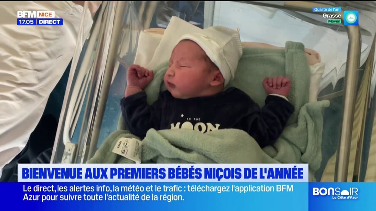 À la rencontre du premier bébé de l'année à Nice