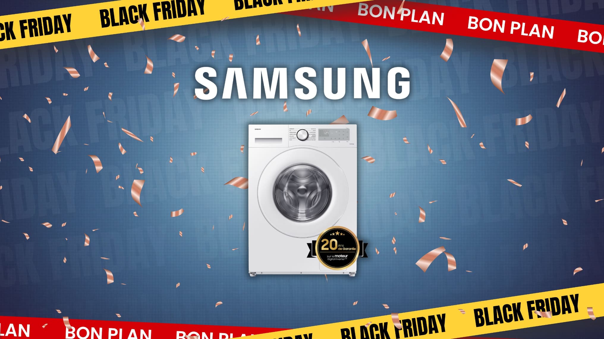 Le prix de ce lave-linge Samsung est à son prime sur le site officiel ...