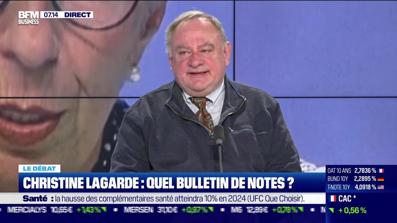 Nicolas Doze face à Jean-Marc Daniel : Christine Lagarde, quel bulletin ...