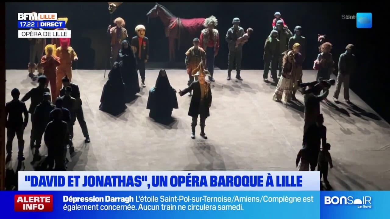 Lille: "David et Jonathas", un opéra baroque à l'affiche