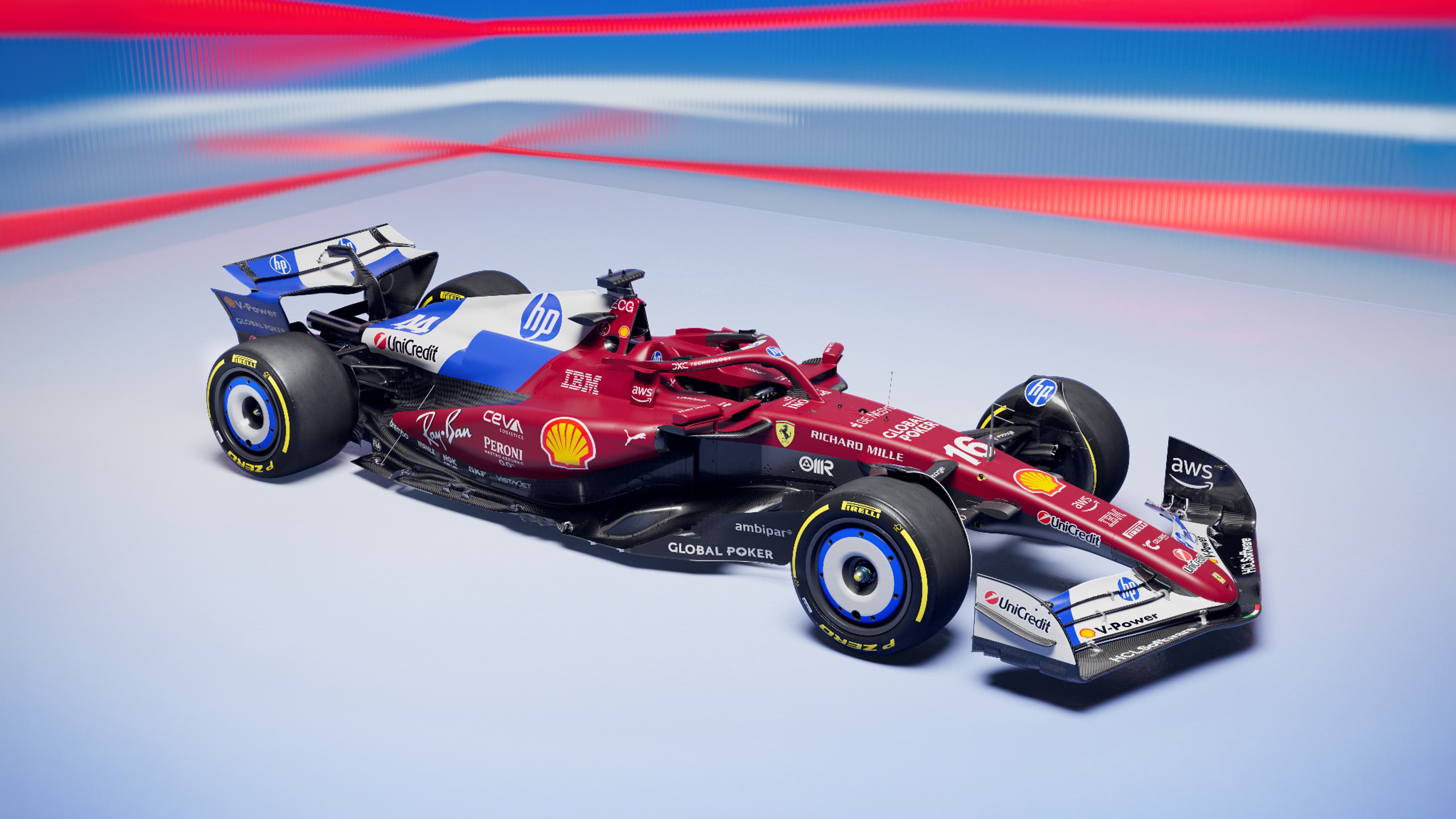 F1: l'étonnant look très bleu de Ferrari pour le Grand Prix de Miami