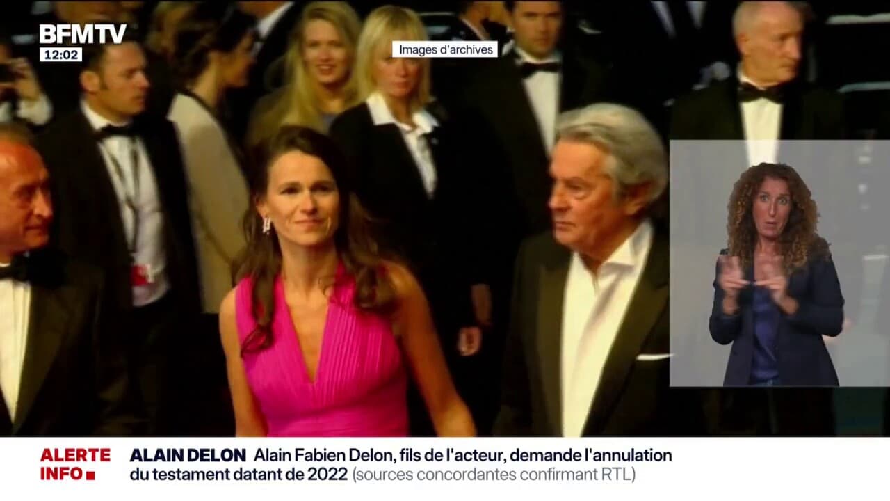 Succession d'Alain Delon: son fils Alain-Fabien demande l'annulation du ...