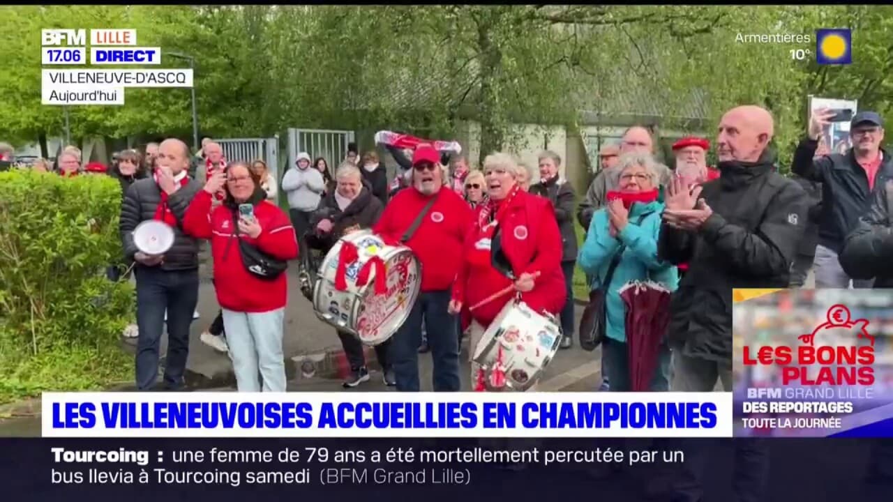 Villeneuve d'Ascq: les vice-championnes d'Europe accueillies en héros ...