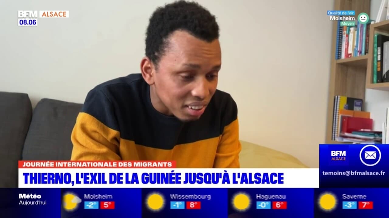 Rencontre avec Thierno, un réfugié guinéen installé en Alsace depuis ... Rencontre avec Thierno, un réfugié guinéen installé en Alsace depuis ...