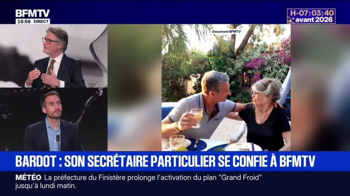 Marshall Truchot : Bardot, son secrétaire particulier se confie à BFMTV ...