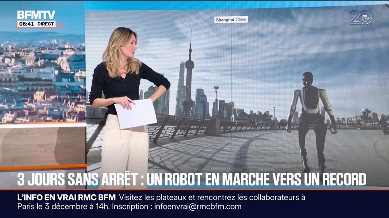 Chine: un robot humanoïde marche trois jours sans interruption et fait ...