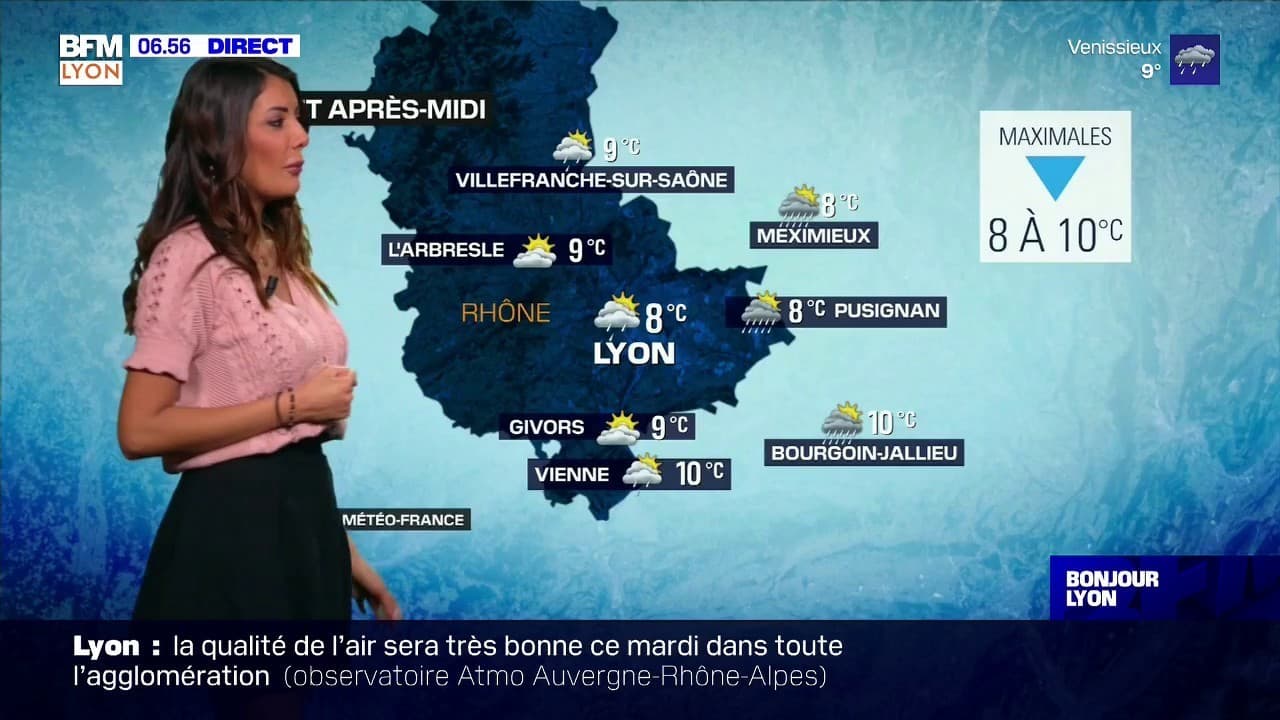 Météo à Lyon ce 4 janvier: nuages et pluie au programme, 12°C en moins ...
