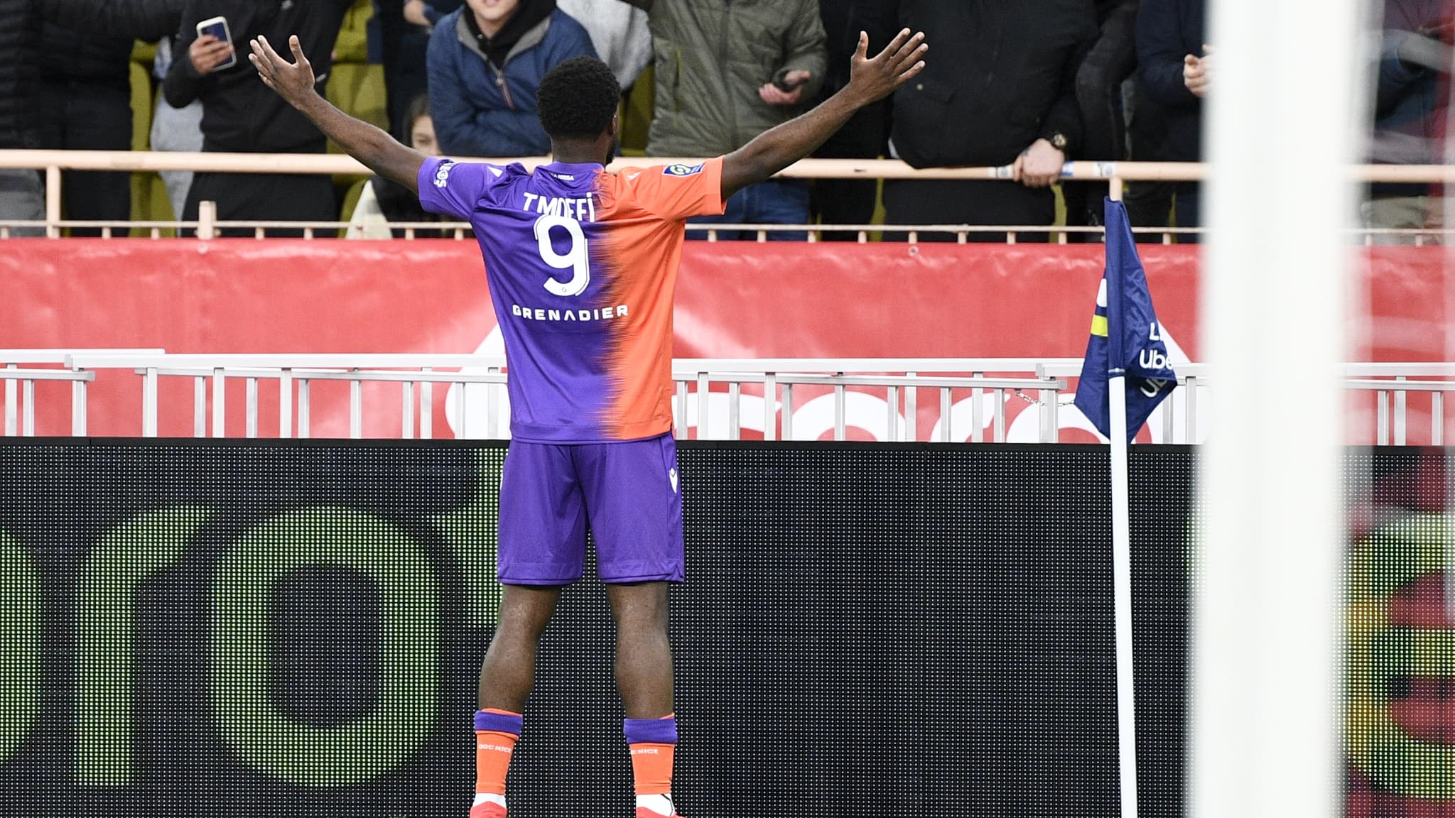 Monaco-Nice: Moffi marque enfin et offre le derby aux Aiglons