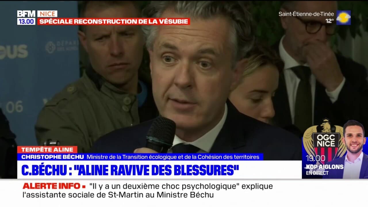 Tempête Aline: Christophe Béchu annonce un "nouveau conseil de la ...