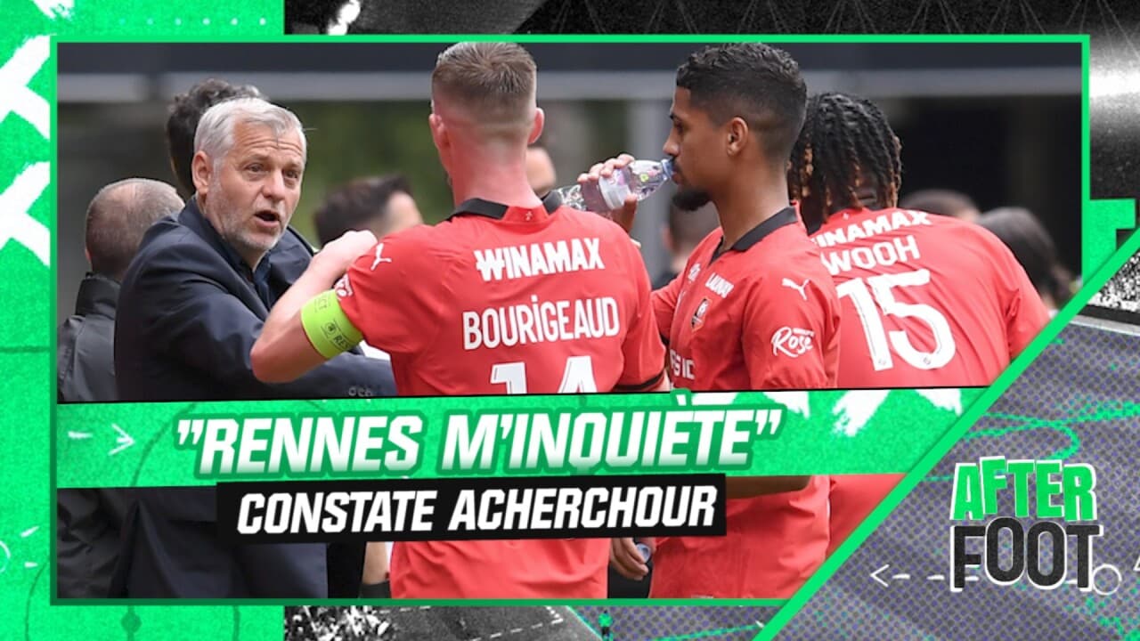 Ligue 1 : "Rennes m'inquiète, les joueurs ne progressent plus" constate Acherchour