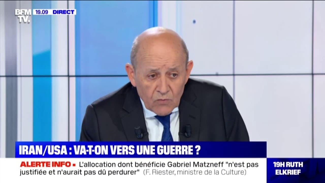 Jean-Yves Le Drian sur la fuite de Carlos Ghosn: "Pour l'instant il n'a ...