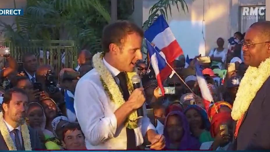 Macron à Mayotte: le Président affiche sa fermeté sur l'immigration ...
