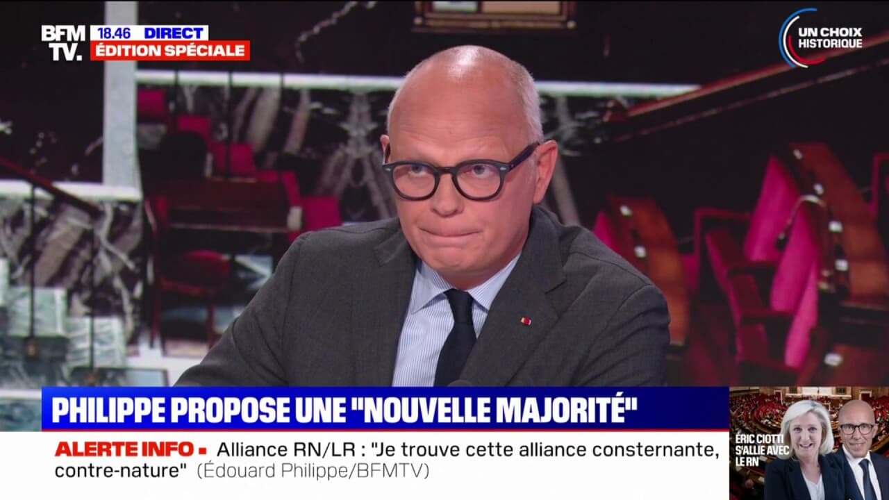 Édouard Philippe: "Quand le moment de l'élection présidentielle viendra ...