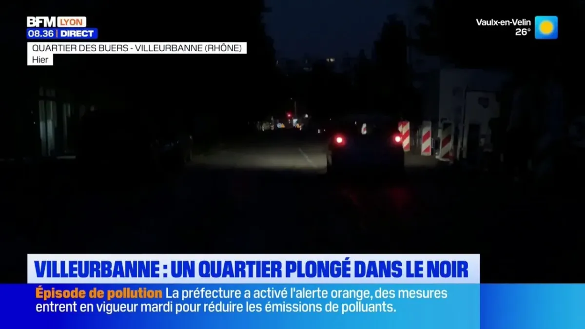 Villeurbanne : Un quartier plongé dans le noir à cause des vols de câbles