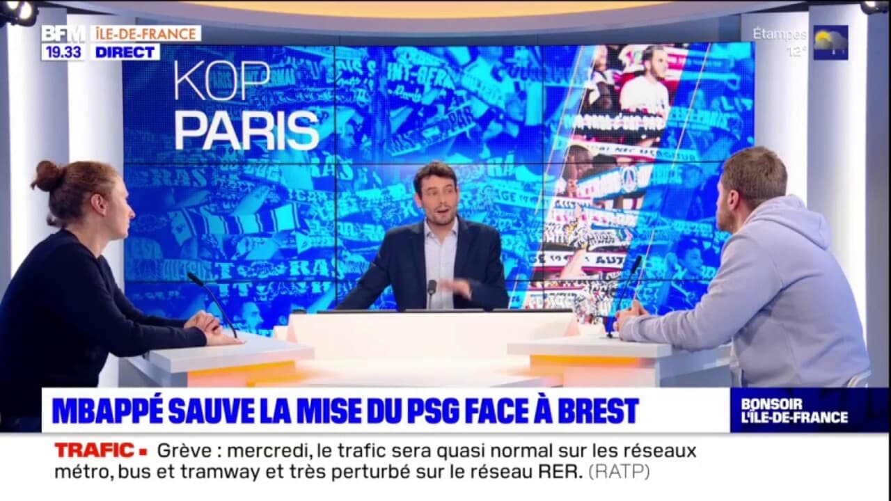 Kop Paris: Mbappé sauve la mise du PSG face à Brest